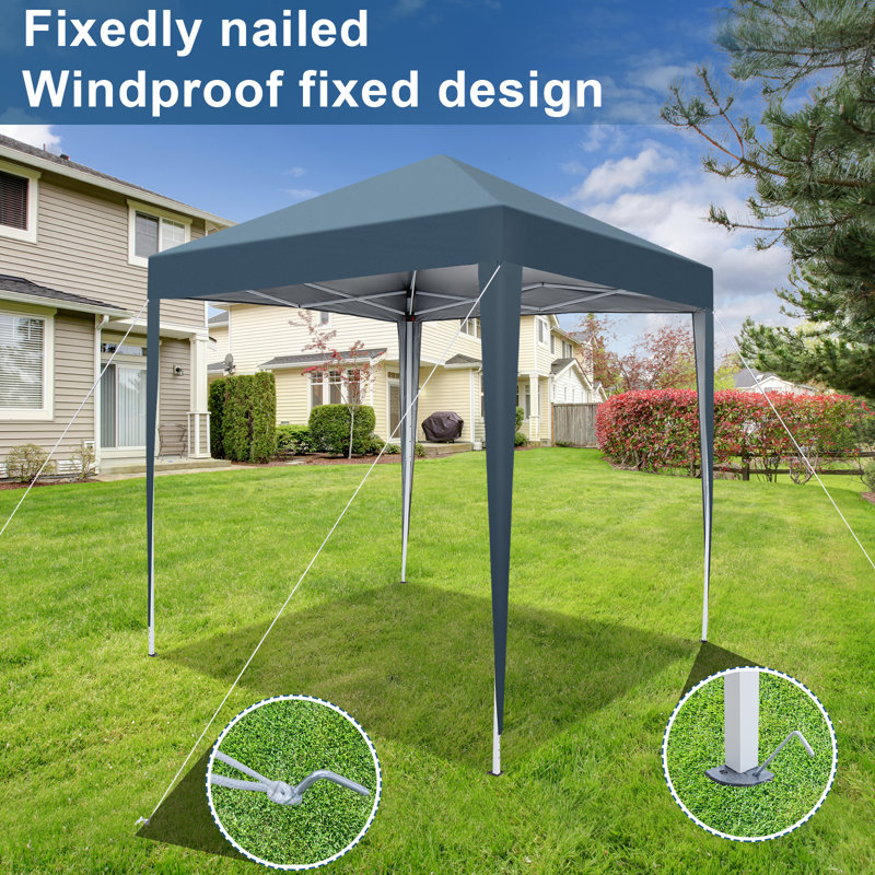 Outopee 6.5 Ft. W x 6.5 Ft. D Steel Pop-Up Party Tent Canopy & Reviews | Wayfair